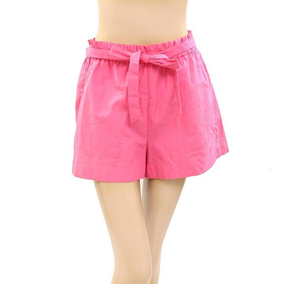 THE GREAT. | Shorts | The Great Solid Hot Pink Shorts High Waisted ...